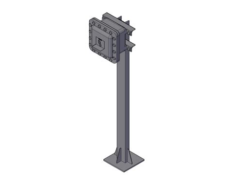 Cad Model Of Explosion Proof Junction Box Cad Blocks Hub For