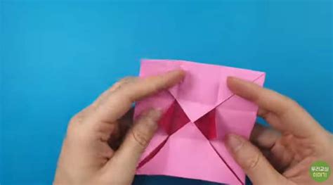 발렌타인 꽃박스 하트 상자 접기 종이접기 사이트