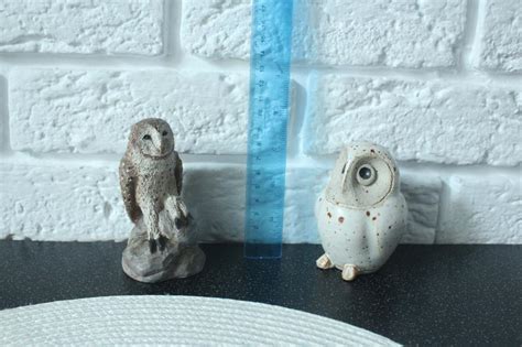 Статуетка сова кераміка лот 2 шт — ціна 460 грн у каталозі Статуетки Купити товари для дому