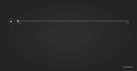 Simple Audio Player Forked Codesandbox