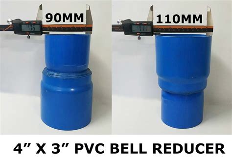 Local Pvc Coupling Reducer 4 X 3 Blue For Clean Water Pvc Bell