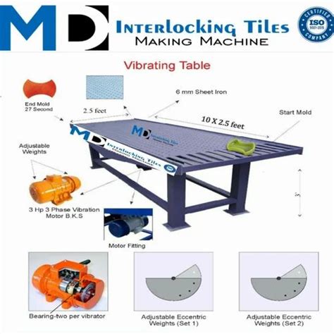 Stainless Steel Concret Vibration Table For Industrial At ₹ 35000 In Ghaziabad