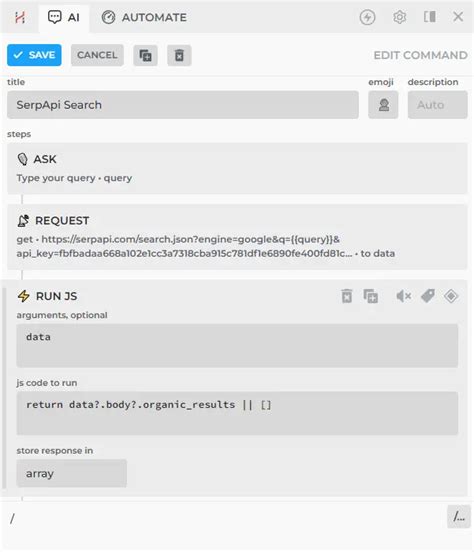 harpa ai regional search via serpapi