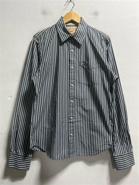 100 105 홀리스터 스트라이프 루즈핏 셔츠 남 헬로마켓