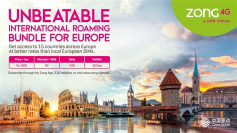 Zong 4G Introduces Continental Europe Roaming Postpaid Bundle Biz Today