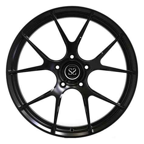 Piece Wheels Inch Satin Black Discs For Audi S Monoblock Holes On Spokes Forged Luxury Rims
