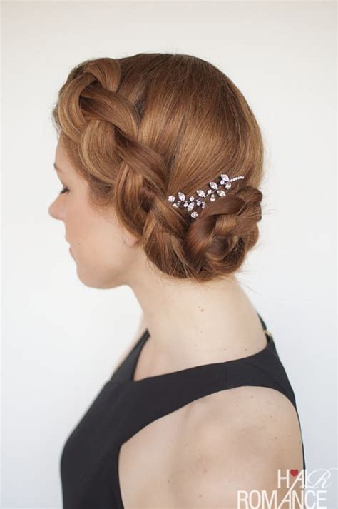 Try This Diy Braided Updo For Your Next Formal Event Or Your Wedding Hair Romance