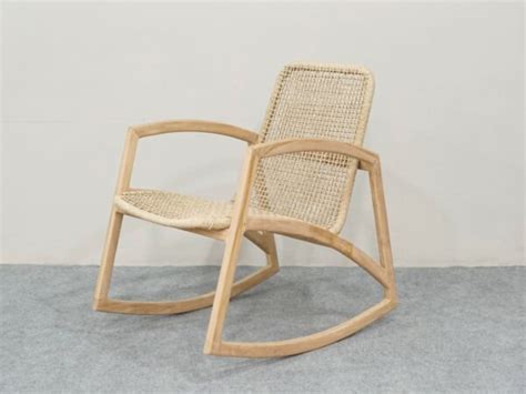 Wooden Rocking Chair Solid Teak Wood Furniture Supplier Reka Furniture