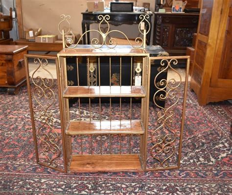 Wood Shelf Display Case The Green Scene Antiques