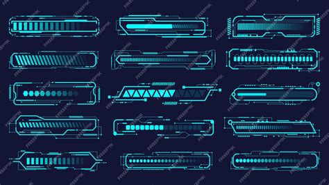 Premium Vector Set Of Vector Modern Loading Bar Progressbar