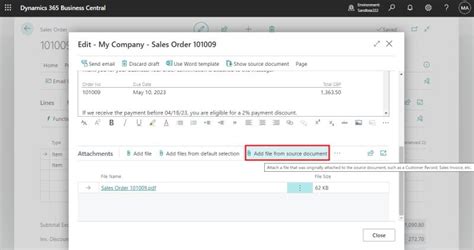 Yun Zhu On Linkedin Dynamics 365 Business Central Use Attachments