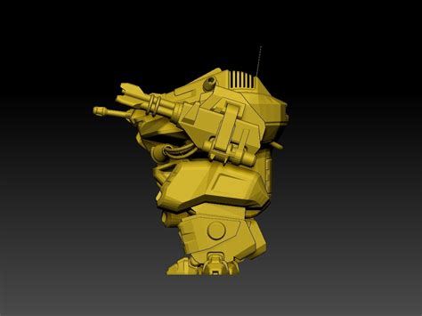 Stl File War Robot Space Robot Decorative Robot Army Robot 🤖 ・3d