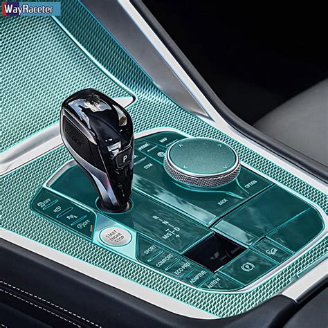 자동차 인테리어 중앙 콘솔 기어 대시 보드 셀프 힐링 Tpu 스티커 투명 보호 필름 Bmw X6 G06 2020 액세서리