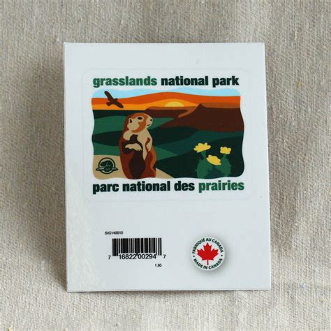 Grasslands National Park Signature Decal Prairie Wind And Silver Sage