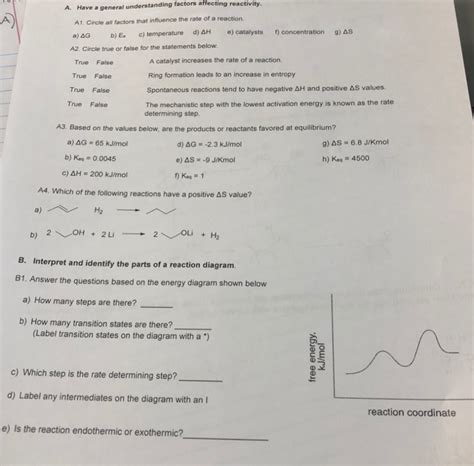 Solved A Have A General Understanding Factors Affecting