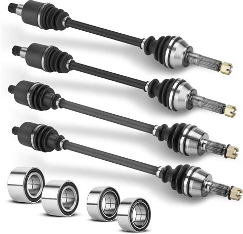 Chabushi Front Rear Left Right Cv Axle Shaft And Bearings For Polaris Rzr 800 S Rzr 4