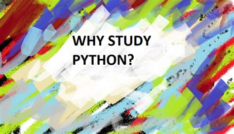 FIVE REASONS TO STUDY PYTHON IN Eliday Juma