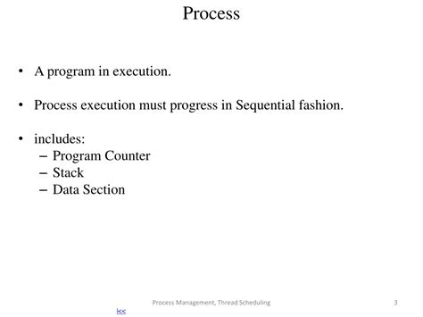 Ppt Unit Ii Process Management Thread Scheduling Chapter 3 Process Concept Process Concepts