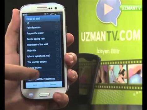 Android telefonda zil sesi nasıl yapılır YouTube