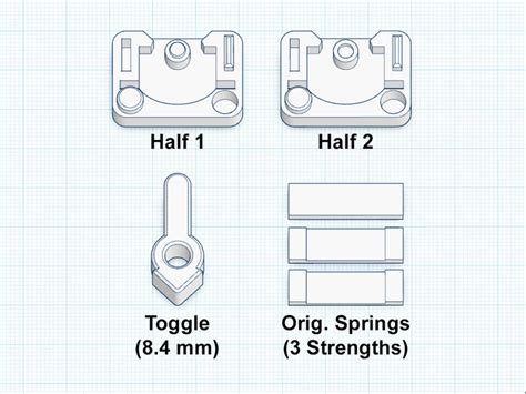 Fidget Toggle Switch Compact Remix By SteveJohnsen Download Free STL Model Printables Com