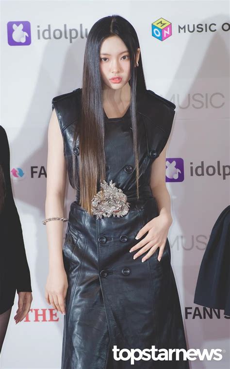 Hd포토 뉴진스newjeans 혜인 ‘도발적인 입술 더팩트 뮤직 어워즈 최규석 기자 톱스타뉴스