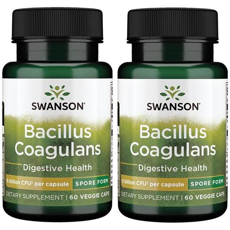 Buy Swanson Bacillus Coagulans Spore Form 6 Billion Cfu 60 Veg Caps 2
