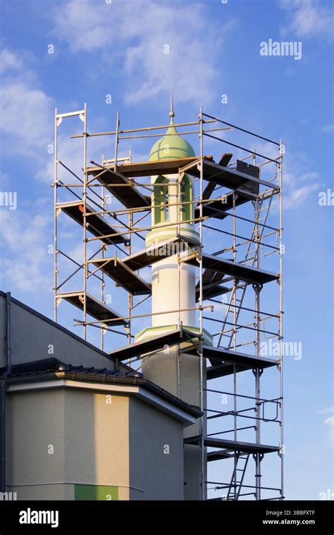 Construction Of A Mosque Architecture Scaffolding Construction Work Construction Of A Mosque Architecture Scaffolding Construction Work
