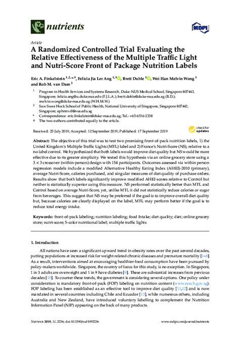Pdf A Randomized Controlled Trial Evaluating The Relative Effectiveness Of The Multiple