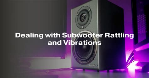 Dealing with Subwoofer Rattling and Vibrations - All For Turntables