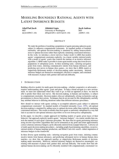 8185 modeling boundedly ration pdf statistical inference decision