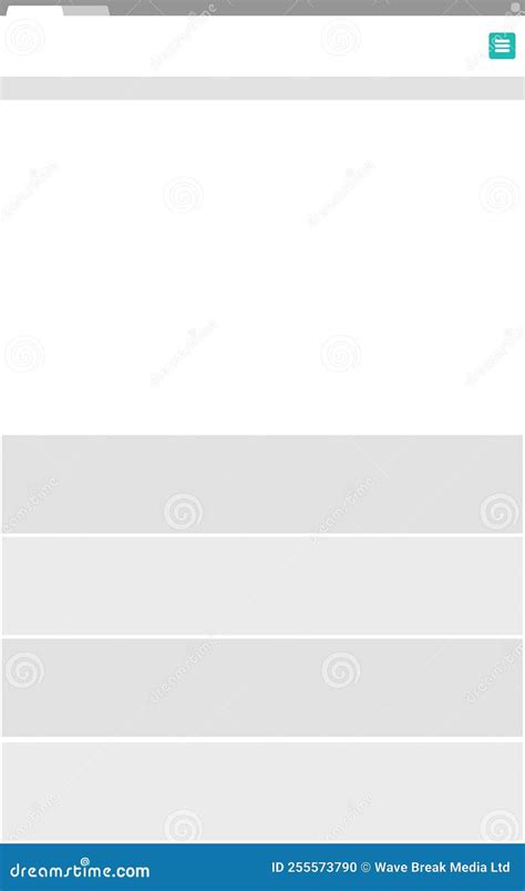 web page display on white background stock illustration illustration