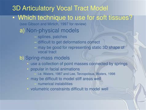 Ppt 3d Computer Simulation Of The Human Vocal Tract Powerpoint Presentation Id3825970