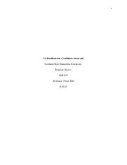 Week 5 Biostatistics Problem Set Docx 1 5 2 Problem Set Confidence