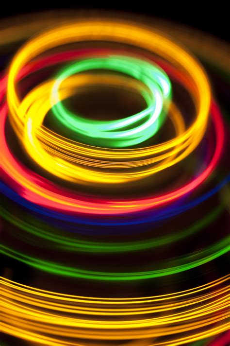 Free Stock Photo 3552 Glowing Light Rings Freeimageslive