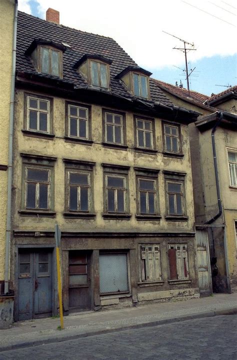 Ddr The End Old Houses East Germany Building