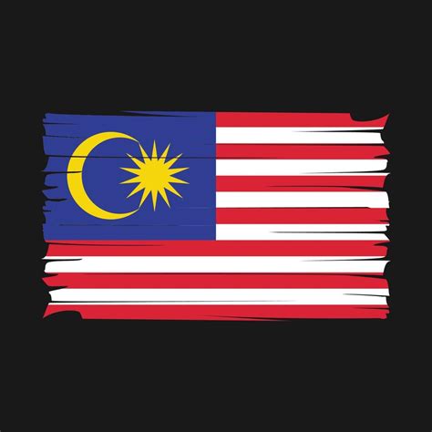 Malaysia Flag Vector 20166862 Vector Art At Vecteezy