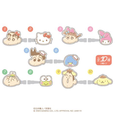 クレヨンしんちゃん×サンリオキャラクターズ アクリルヘアクリップコレクション 10個入りbox Amiamijp あみあみオンライン本店
