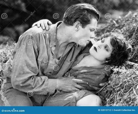 Man Seducing Unsure Woman Stock Photo Image Of Companionship