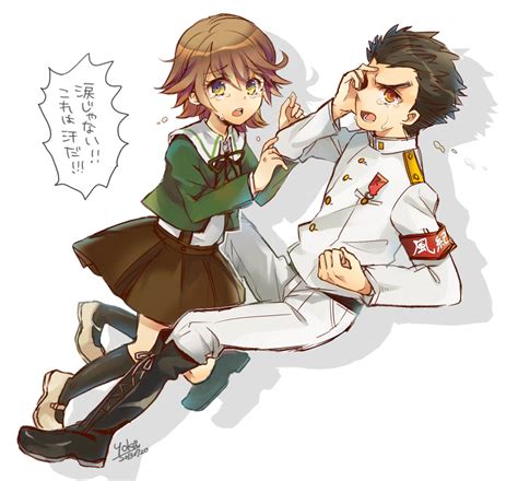 Fujisaki Chihiro And Ishimaru Kiyotaka Danganronpa And 1 More Drawn