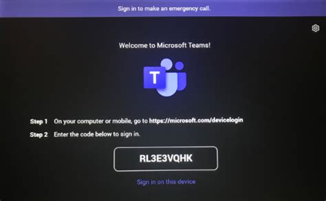 Sign In To The Teams Room Hp® Support