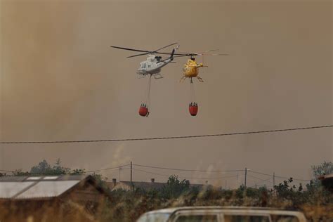 El Incendio De Añón Del Moncayo Evoluciona De Forma Favorable