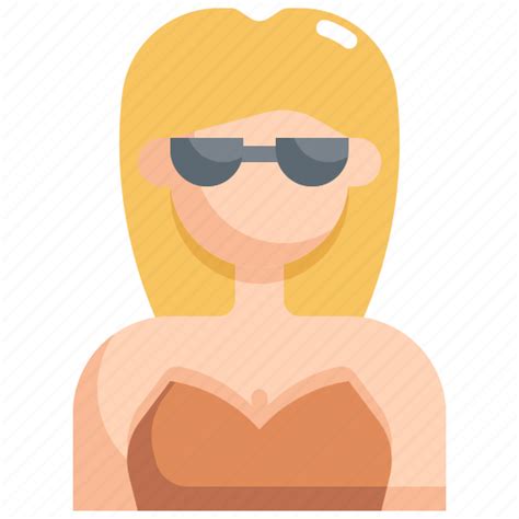 Avatar Girl Glasses Profile Sunglasses User Woman Icon Download