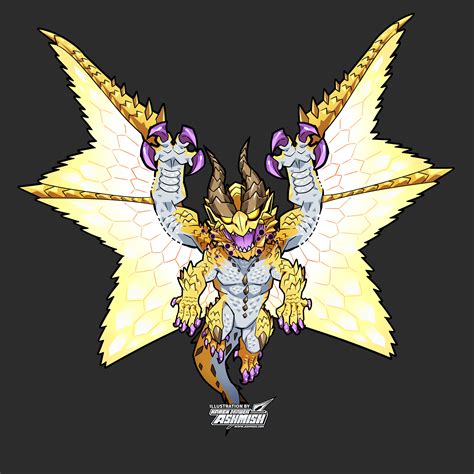 Commission Work Chibi Shagaru Magala Phone Wallpaper Version