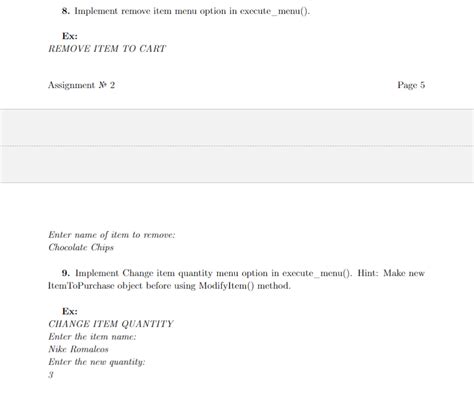Solved 1 Build The Shoppingcart Class With The Following