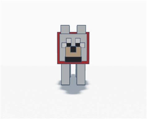 Archivo Stl Wolf Minecraft Lobo Mob 🐺・modelo Para Descargar Y Imprimir