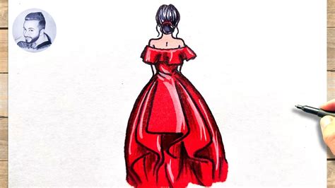 Tuto comment dessiner une fille de dos facile à faire YouTube