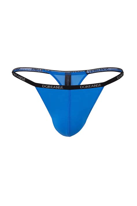 Doreanse Ribbed Soft Micro Modal G String Thong Mens Designer