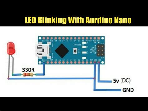 How To Blink LED With Arduino Nano Blinking LED With Arduino Ajay