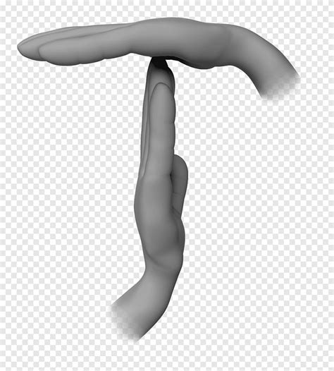 Finger Graphy Black And White Angle Hand Png Pngegg