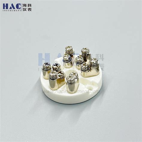 Easy Mounting Thermocouple Head Terminal Block N P C Ceramic Block With Screws N Type And